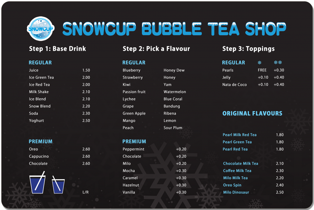 Waterproof Synthetic Menu | OneDayPrint