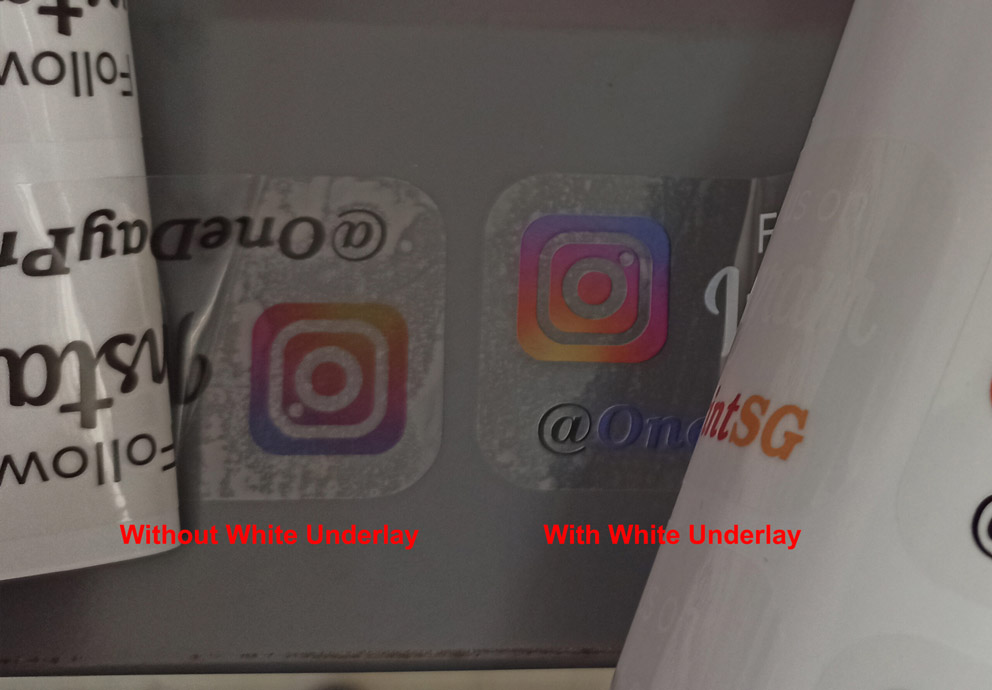 #1 Express Sticker Printing in Singapore | Transparent Based | OneDayPrint